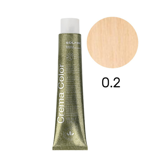 Toner Solfine Crema Color Platinum 0.2 platynowy beżowy blond 65 ml ...