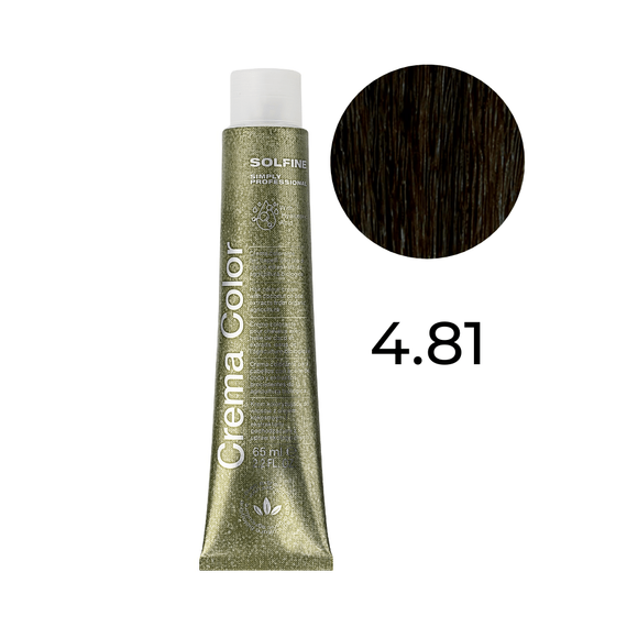 Farba Solfine Crema Color Pearl Ash 4.81 (4PC) jesioniowy brąz 65 ml ...